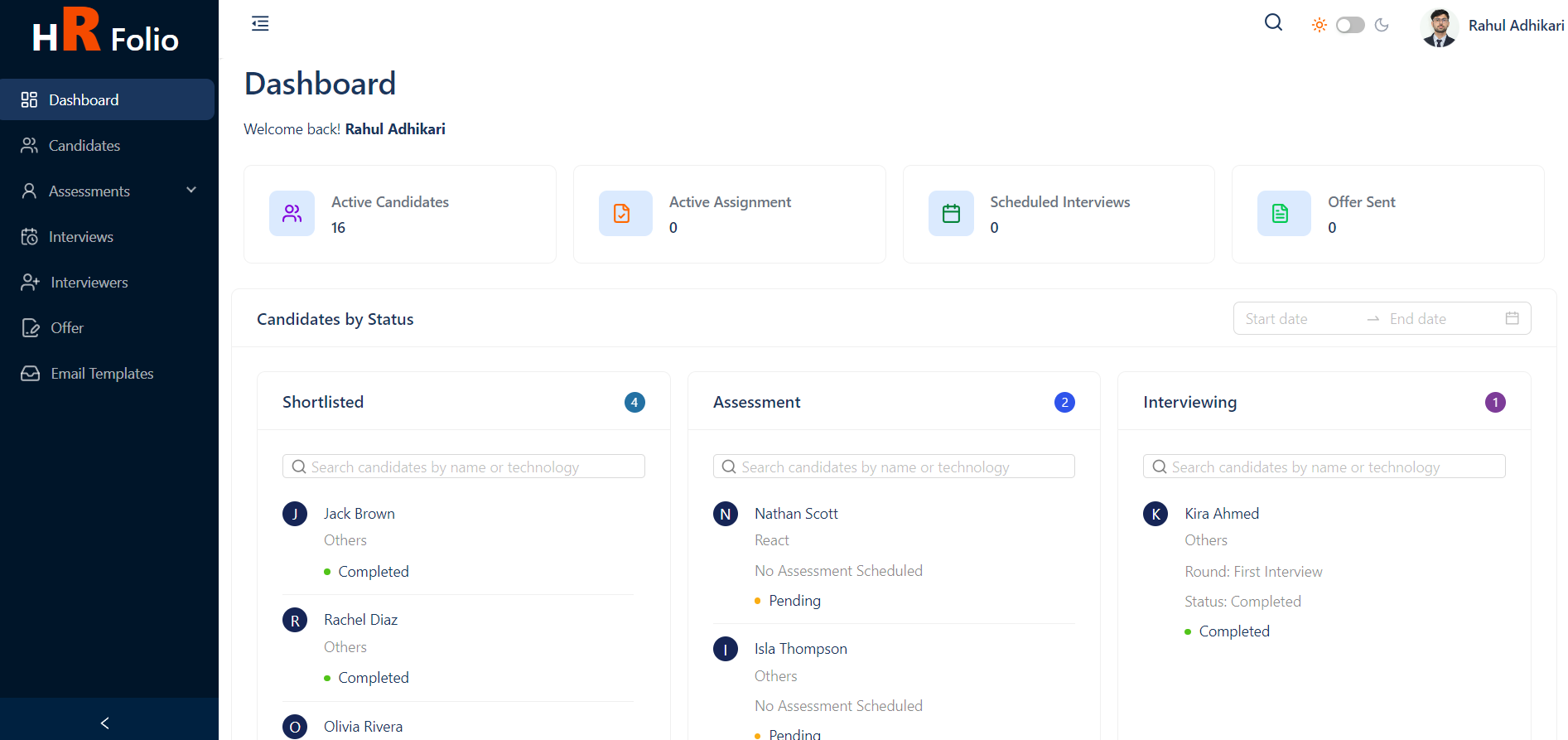 Rahul Adhikari | Full Stack Developer